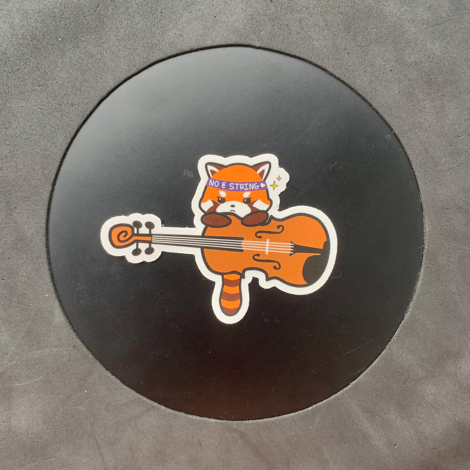 No E string! – Red Viola Panda